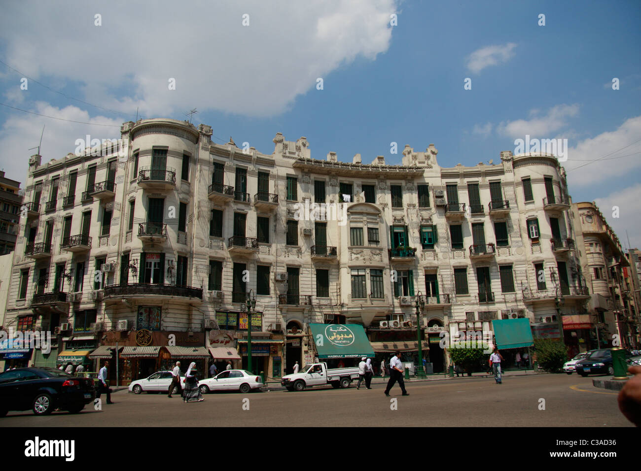 Colonial era hotel, Cairo, Egypt Stock Photo - Alamy
