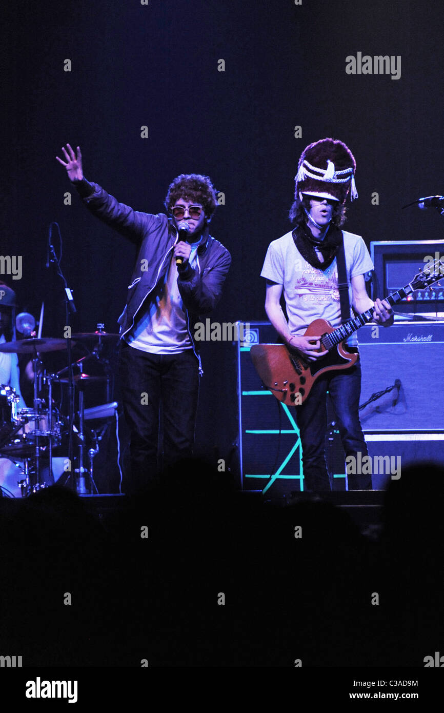 Chester French performing in concert at the Electric Factory ...