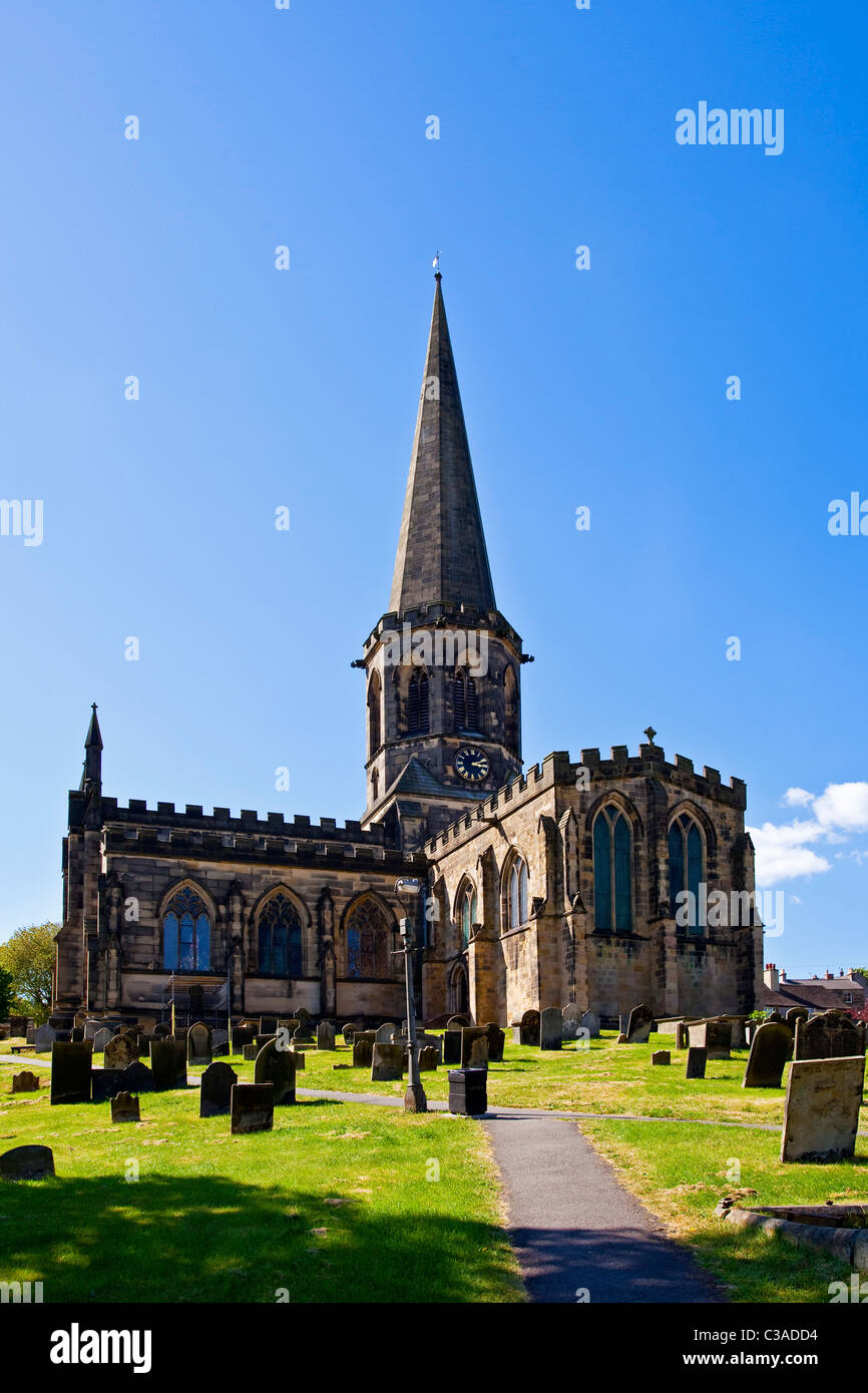 Bakewell Parish church Bakewell Peak District UK Stock Photo - Alamy