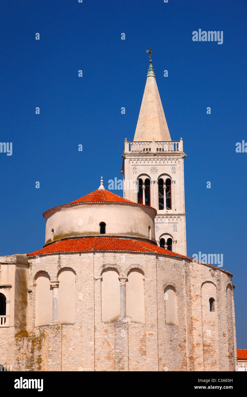 Zadar, Church of st. Donat Stock Photo - Alamy