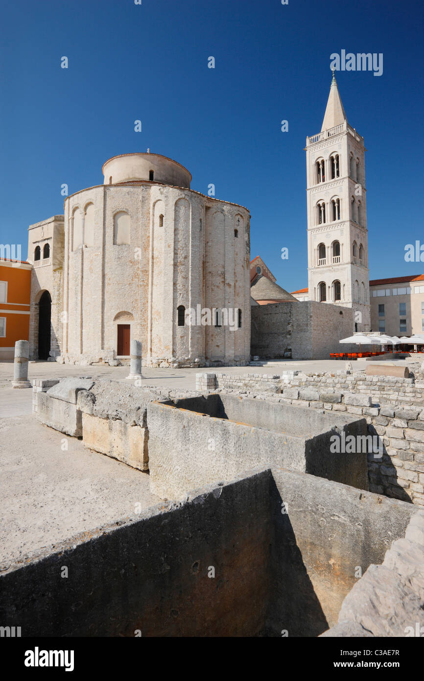 Zadar, Church of st. Donat - Croatia Stock Photo - Alamy