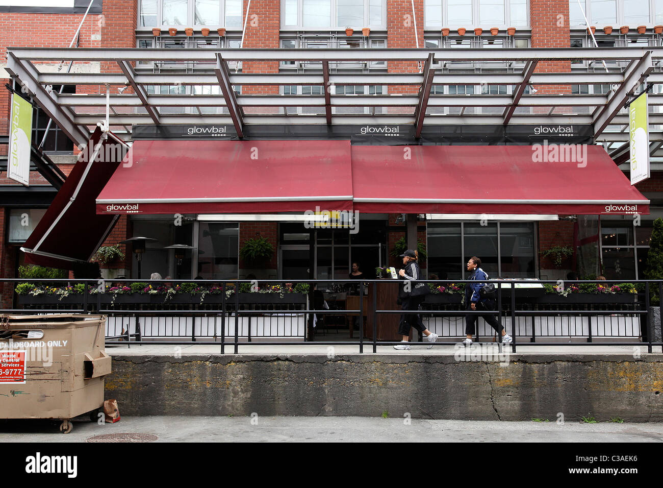 Outside view of Glowbal Grill And Satay Bar in the Yaletown area of ...