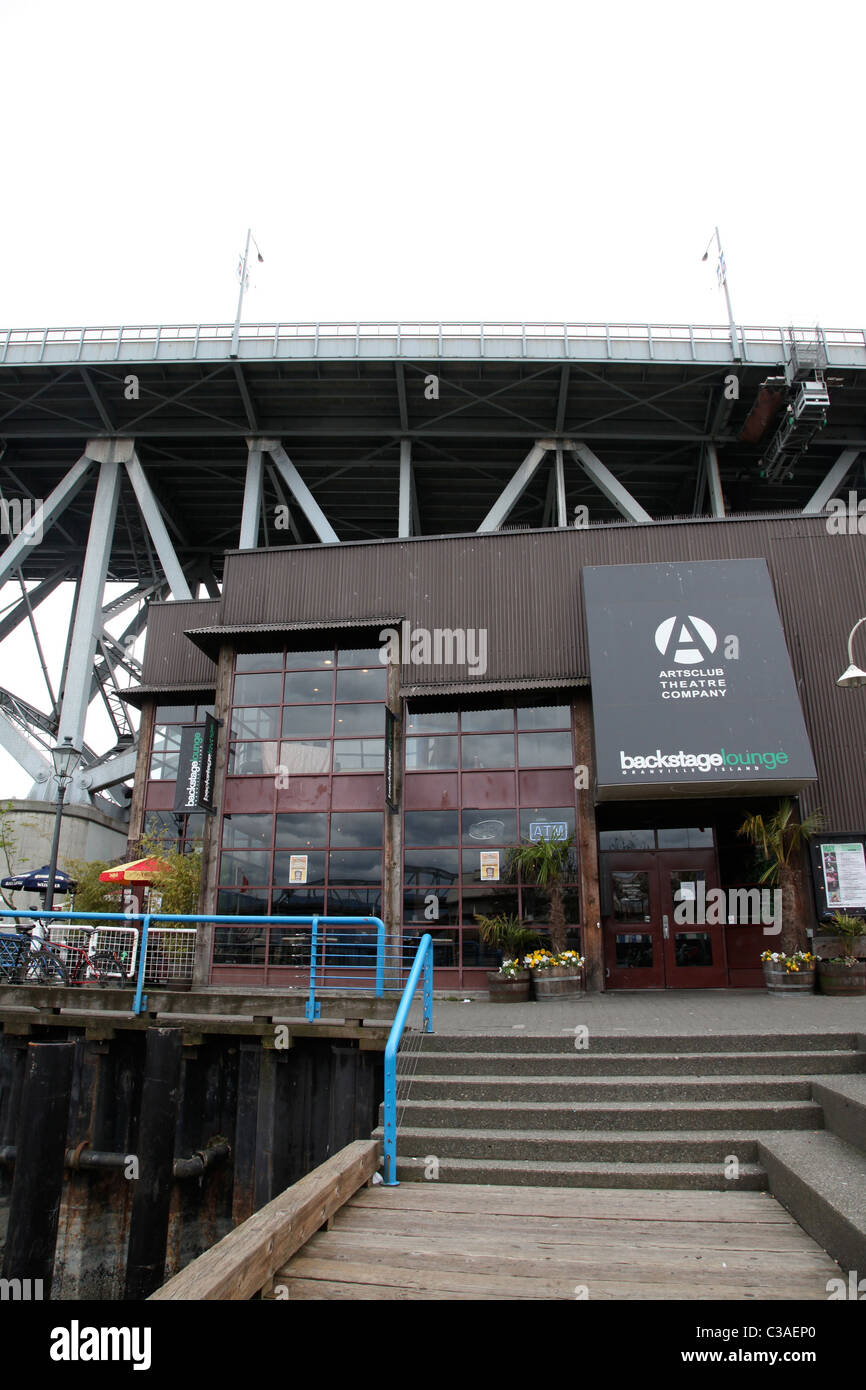 Outside view of Backstage Lounge in the Granville Island area of ...