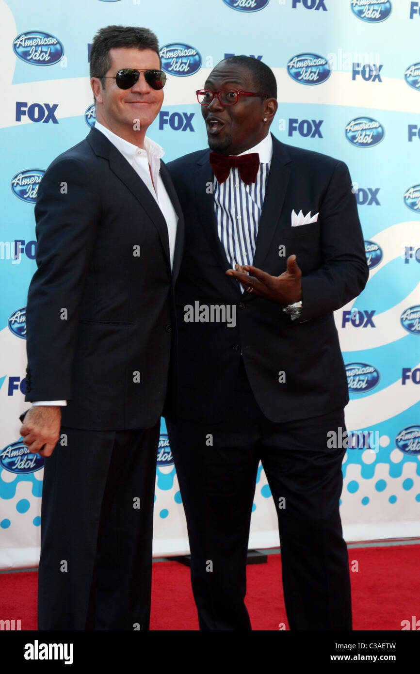 Simon Cowell and Randy Jackson The American Idol Season 8 Finale held ...