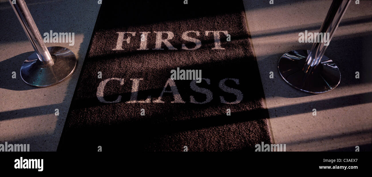 Airline company, First Class lounge Stock Photo - Alamy