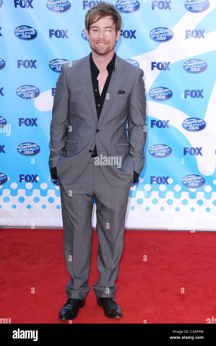 David Cook The American Idol Season 8 Finale held at the Nokia Theater ...