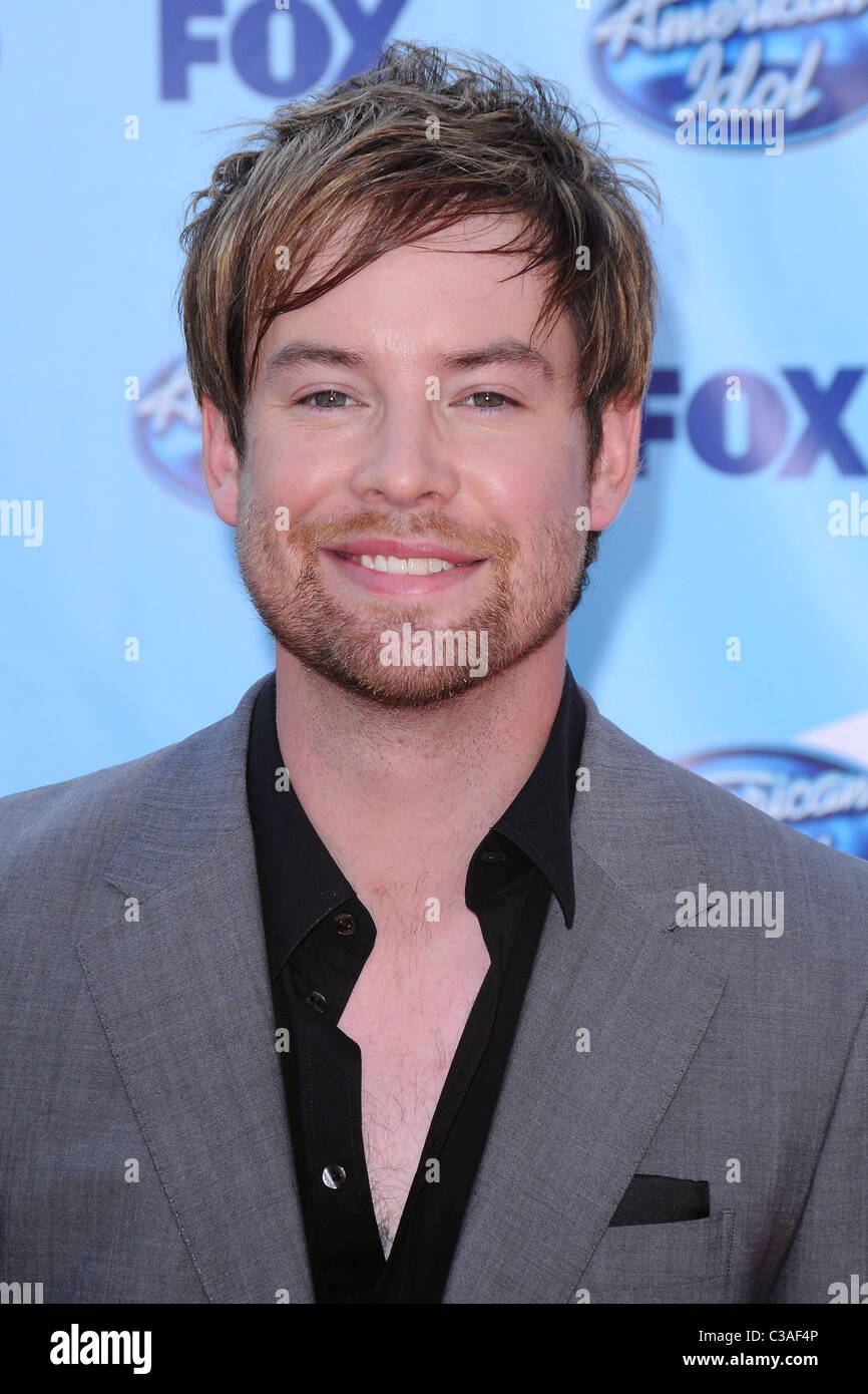 David Cook The American Idol Season 8 Finale held at the Nokia Theater ...