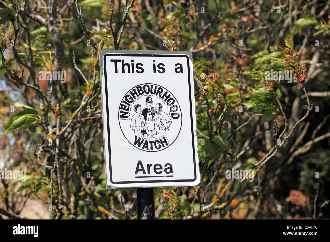 Neighbourhood watch sign signs hi-res stock photography and images - Alamy