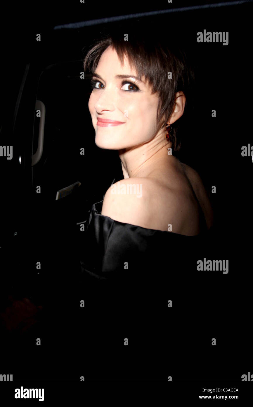 Winona Ryder leaving her hotel to attend The Model As Muse: Embodying ...