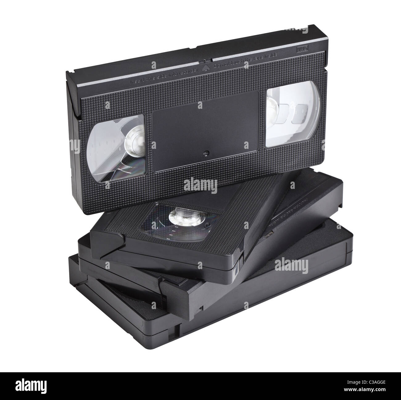 detail of classic vhs cassette isolated on white Stock Photo - Alamy