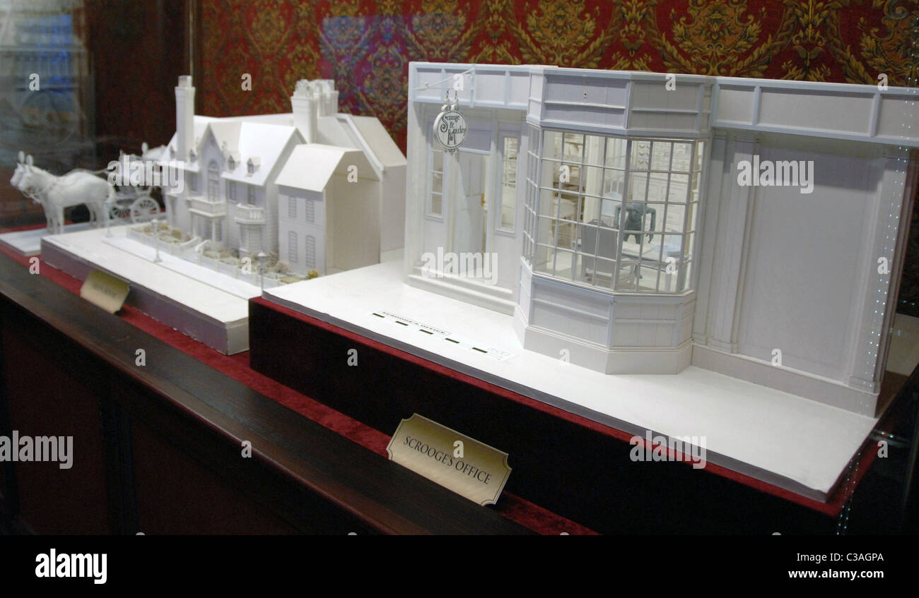 Model of Scrooge's office Launch of 'Disney's A Christmas Carol Train ...