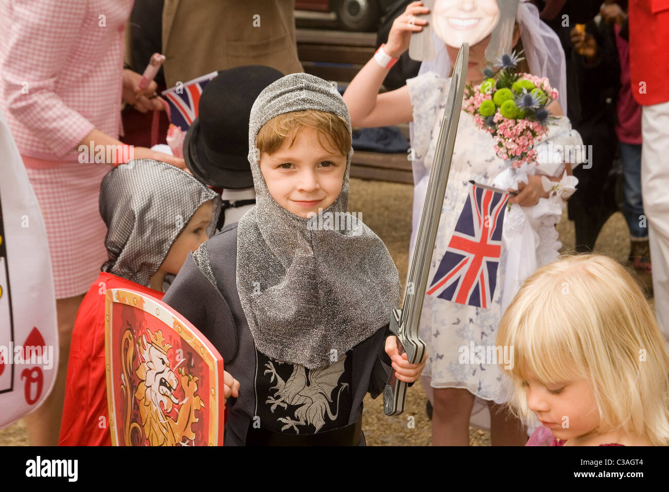 Royal Wedding Street Party in London Stock Photo - Alamy