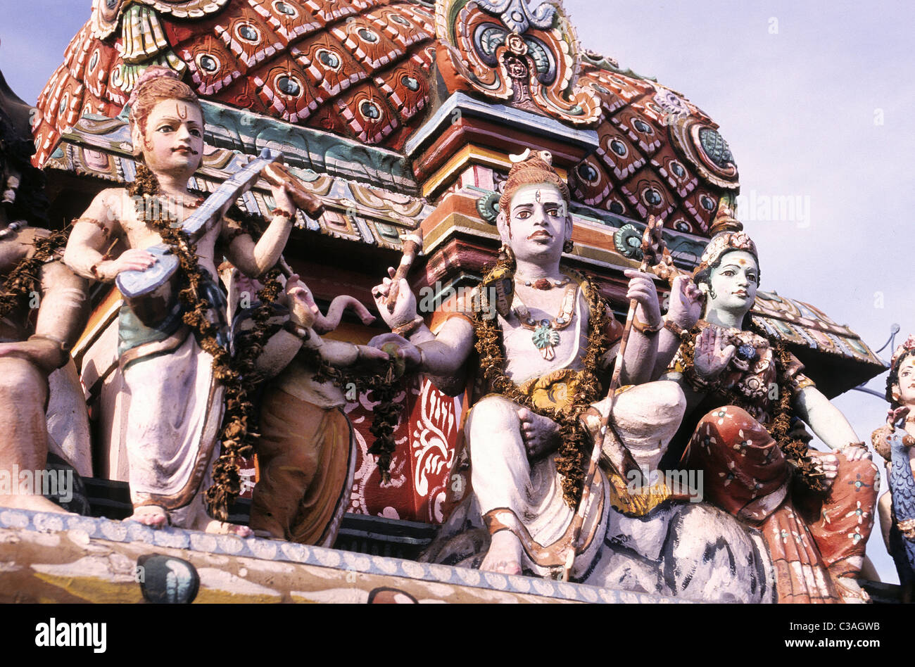 India, Tamil Nadu state, Chennai (Madras), temple Stock Photo - Alamy