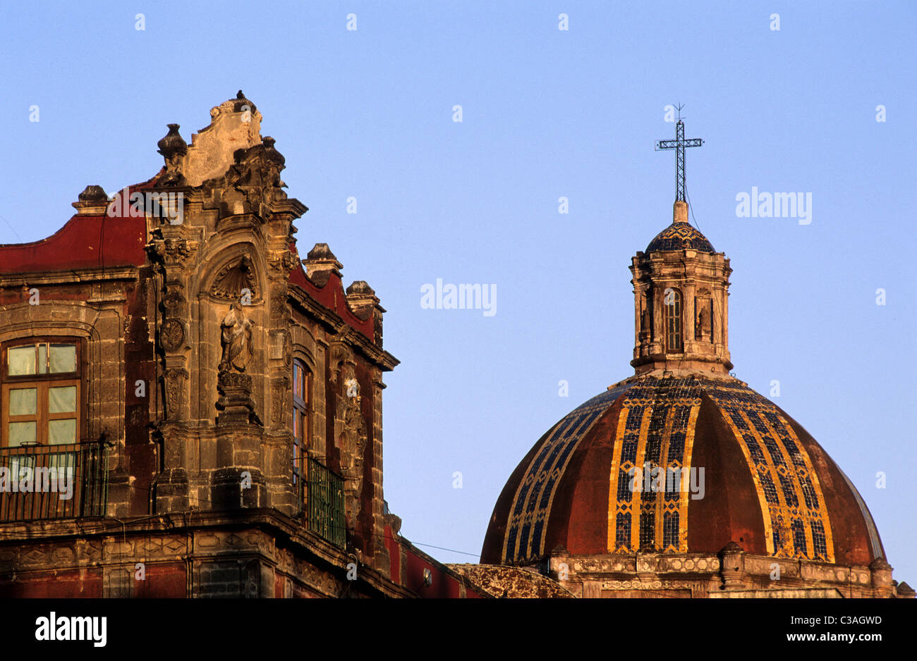 Mexico, Federal District, Mexico City, Moneda street, Colonial ...