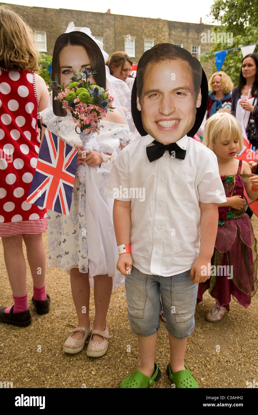 Royal Wedding Street Party in London Stock Photo - Alamy