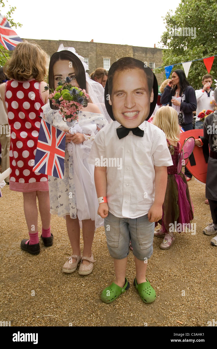 Royal Wedding Street Party in London Stock Photo - Alamy