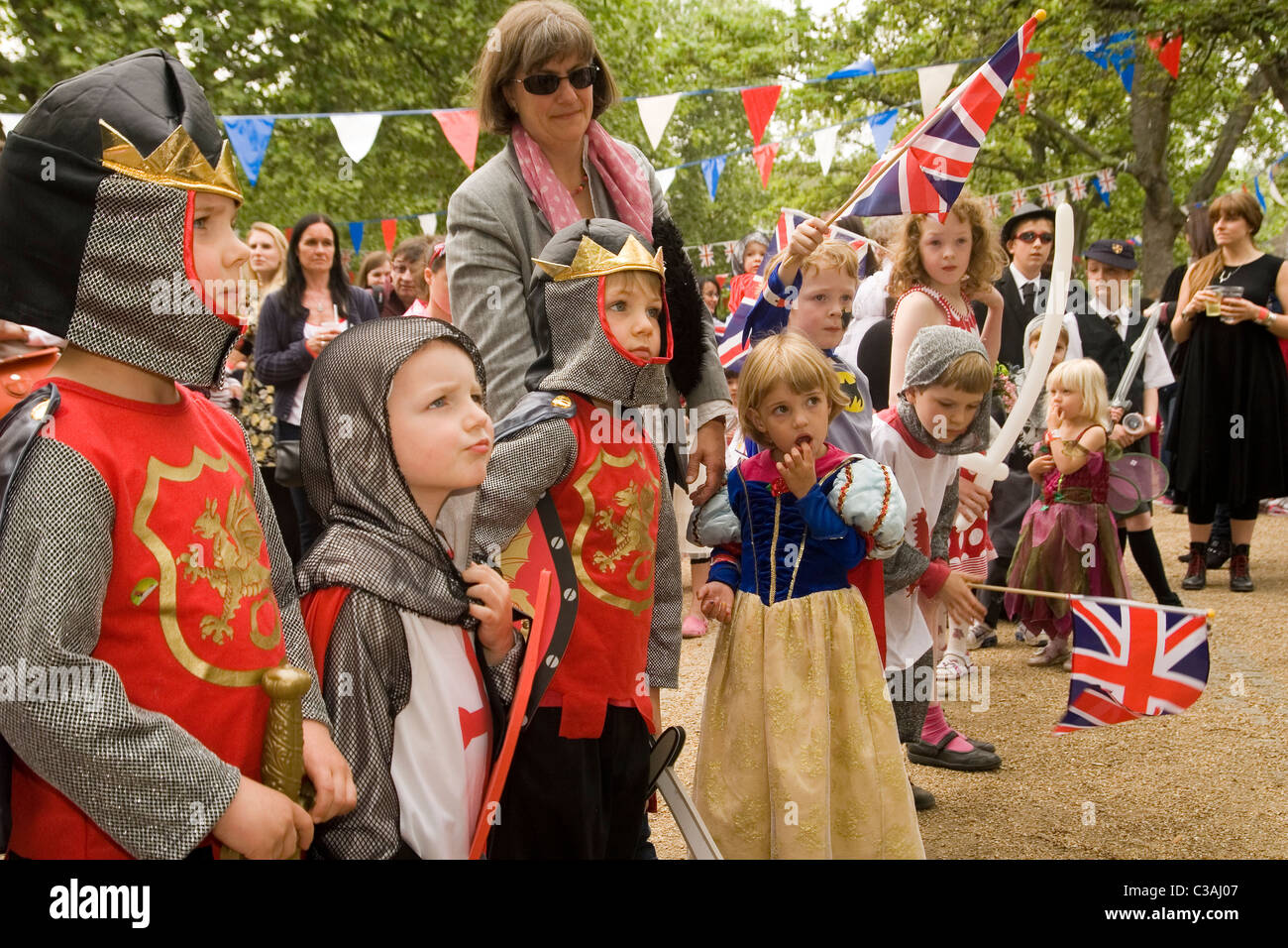 Royal Wedding Street Party in London Stock Photo - Alamy