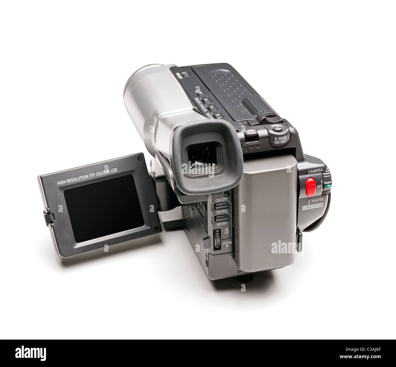 Camcorder white background Cut Out Stock Images & Pictures - Alamy