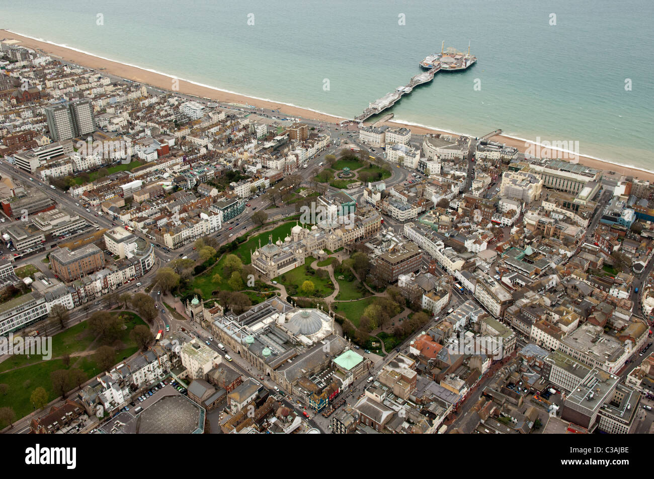 Brighton from the air Stock Photo - Alamy
