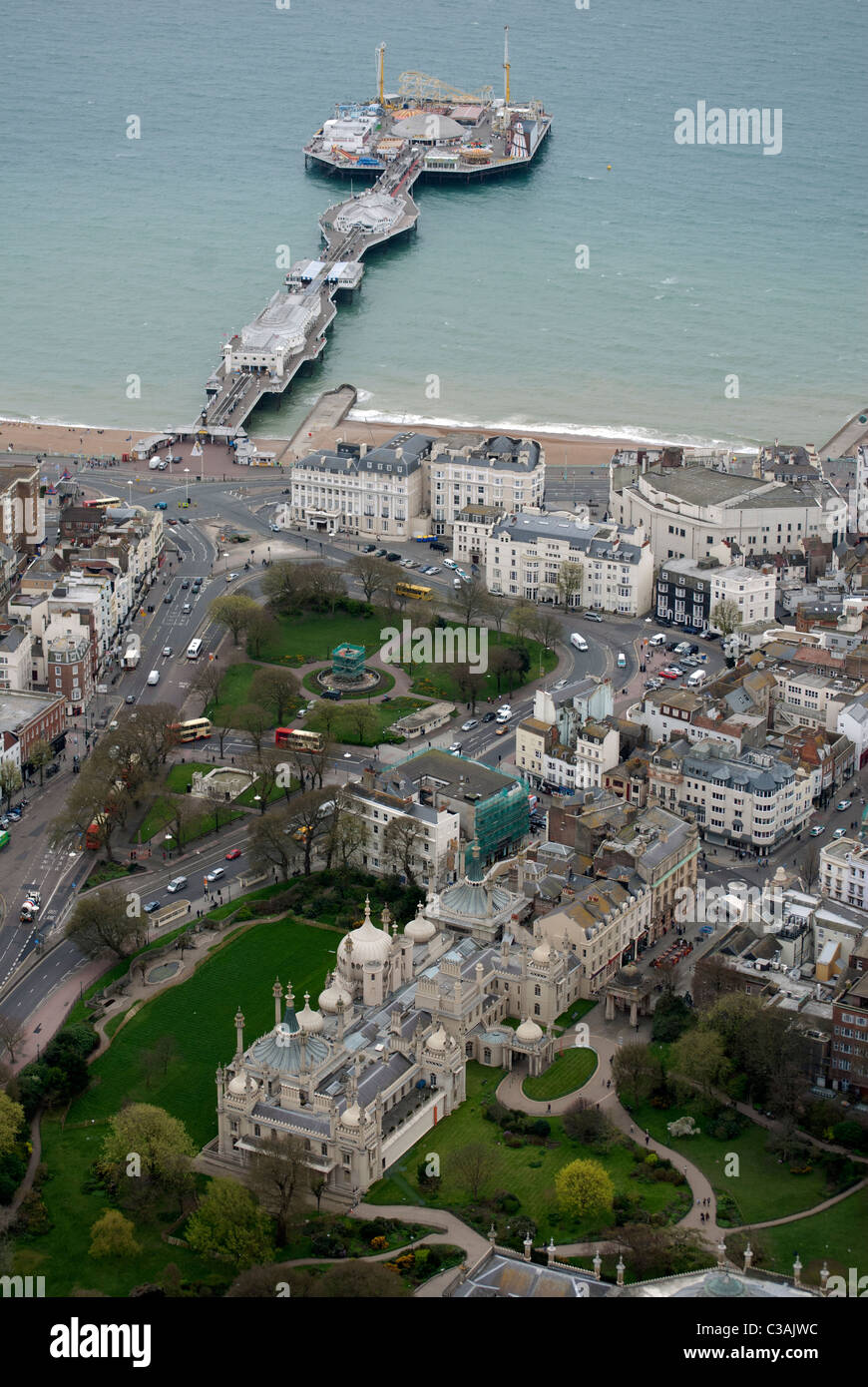 Brighton pier aerial hi-res stock photography and images - Alamy