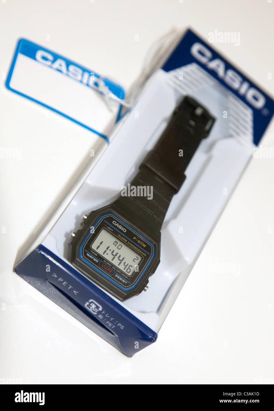 Casio F-91W wristwatch Stock Photo - Alamy