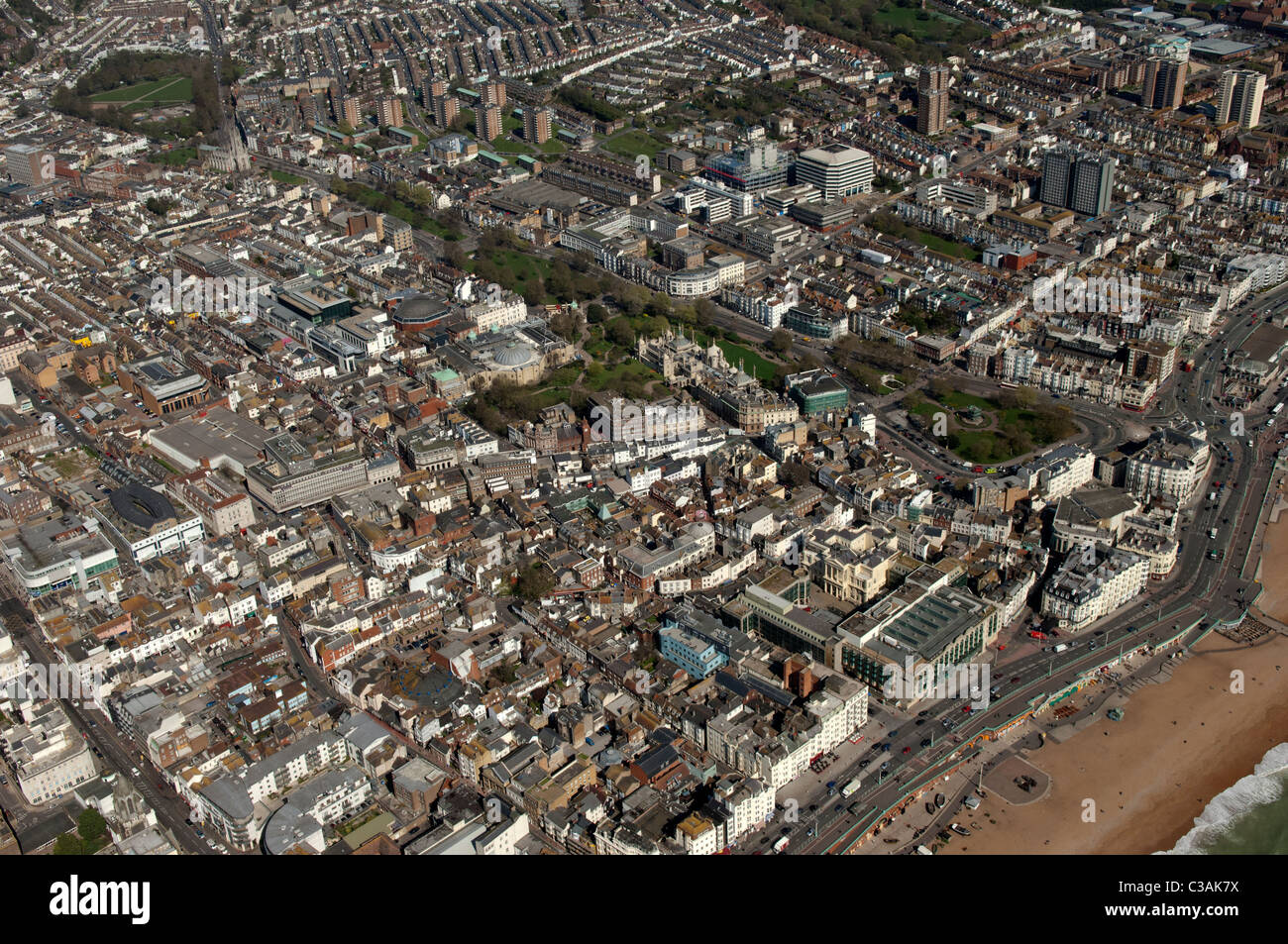 The lanes brighton aerial hi-res stock photography and images - Alamy
