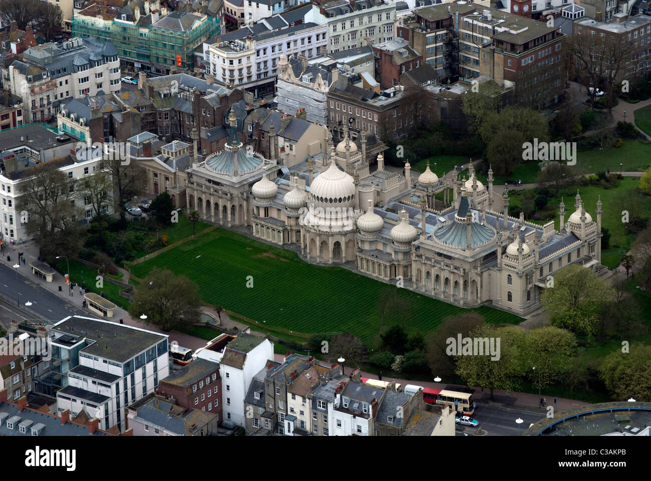 Royal pavilion brighton aerial hi-res stock photography and images - Alamy