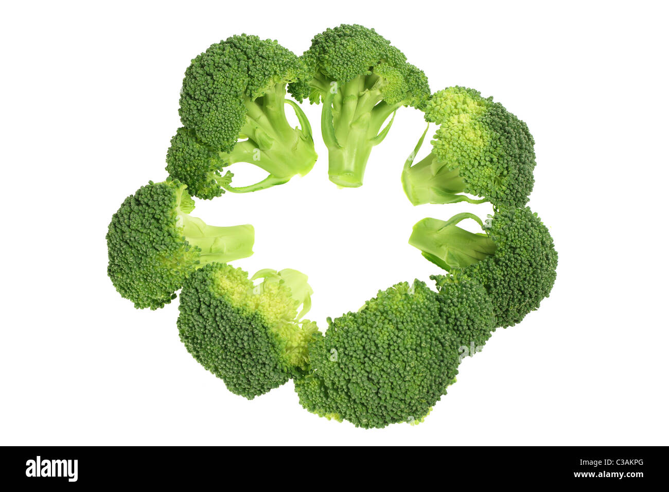 Broccoli florets cut out hi-res stock photography and images - Alamy
