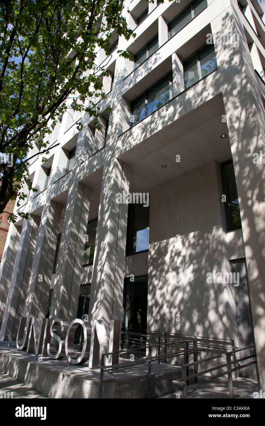 New HQ of Unison union, Euston Road, London Stock Photo - Alamy