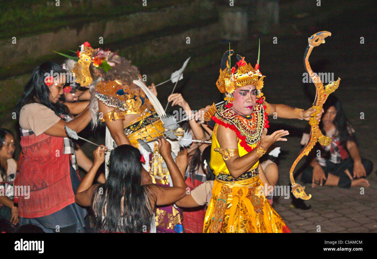 The JUNUNGAN village is the only female KECAK SRIKANDHI (RAMAYANA ...