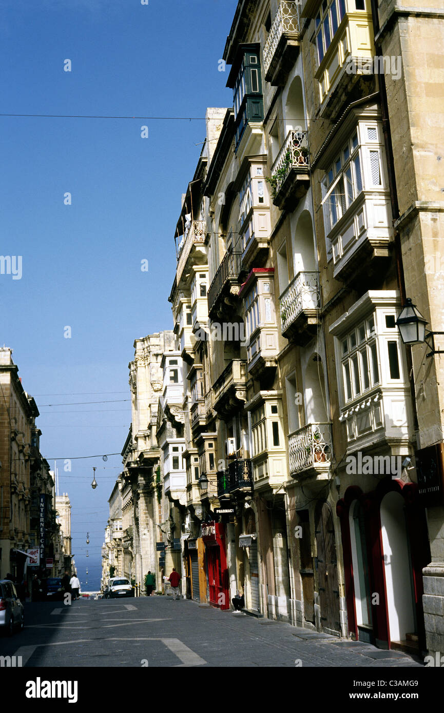 Merchants street valletta malta hi-res stock photography and images - Alamy