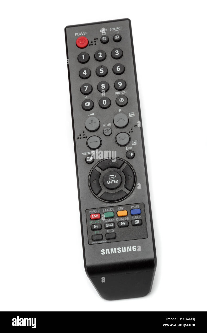 Switching on tv Cut Out Stock Images & Pictures - Alamy