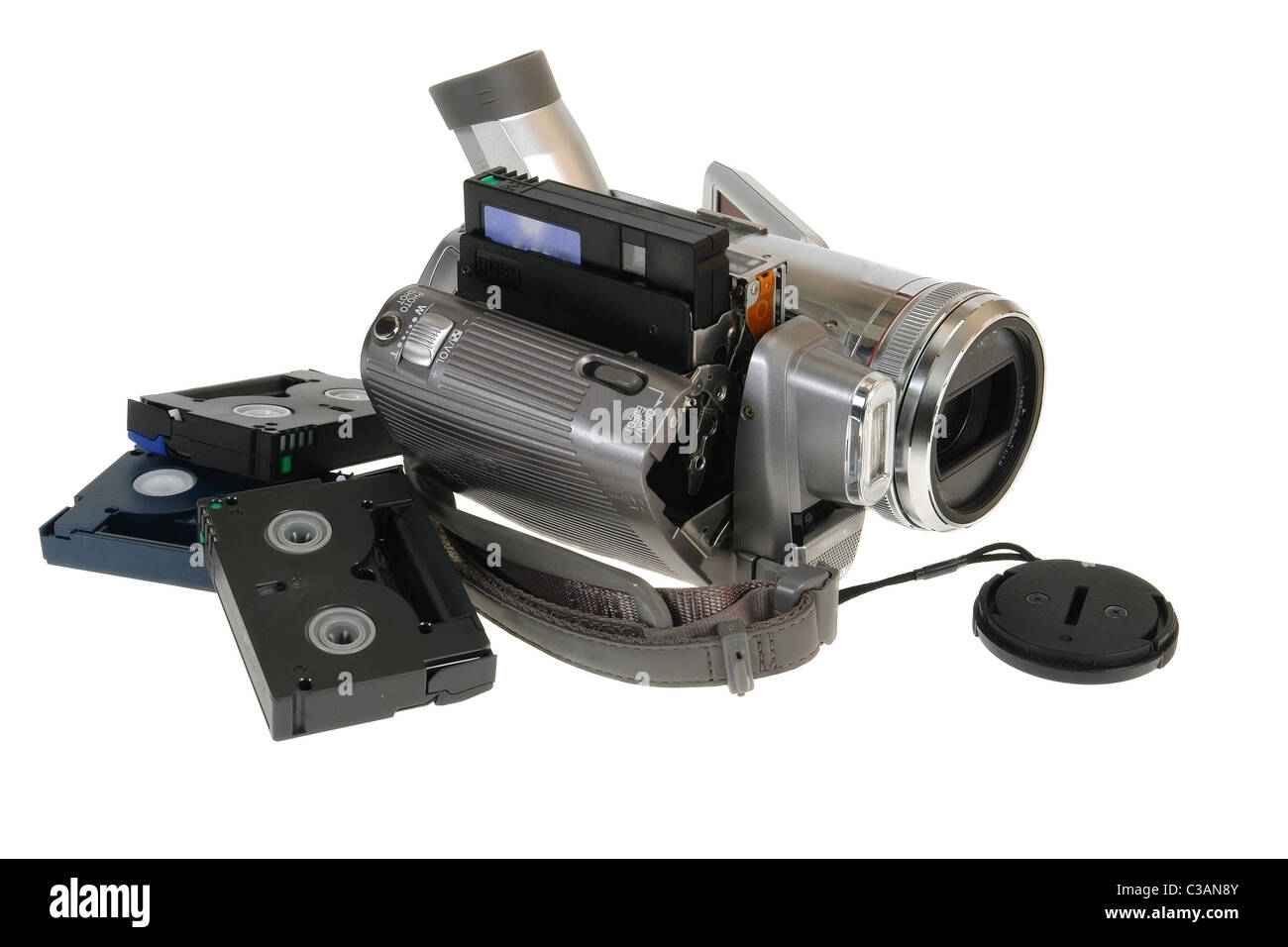 video camera isolated on white background Stock Photo - Alamy