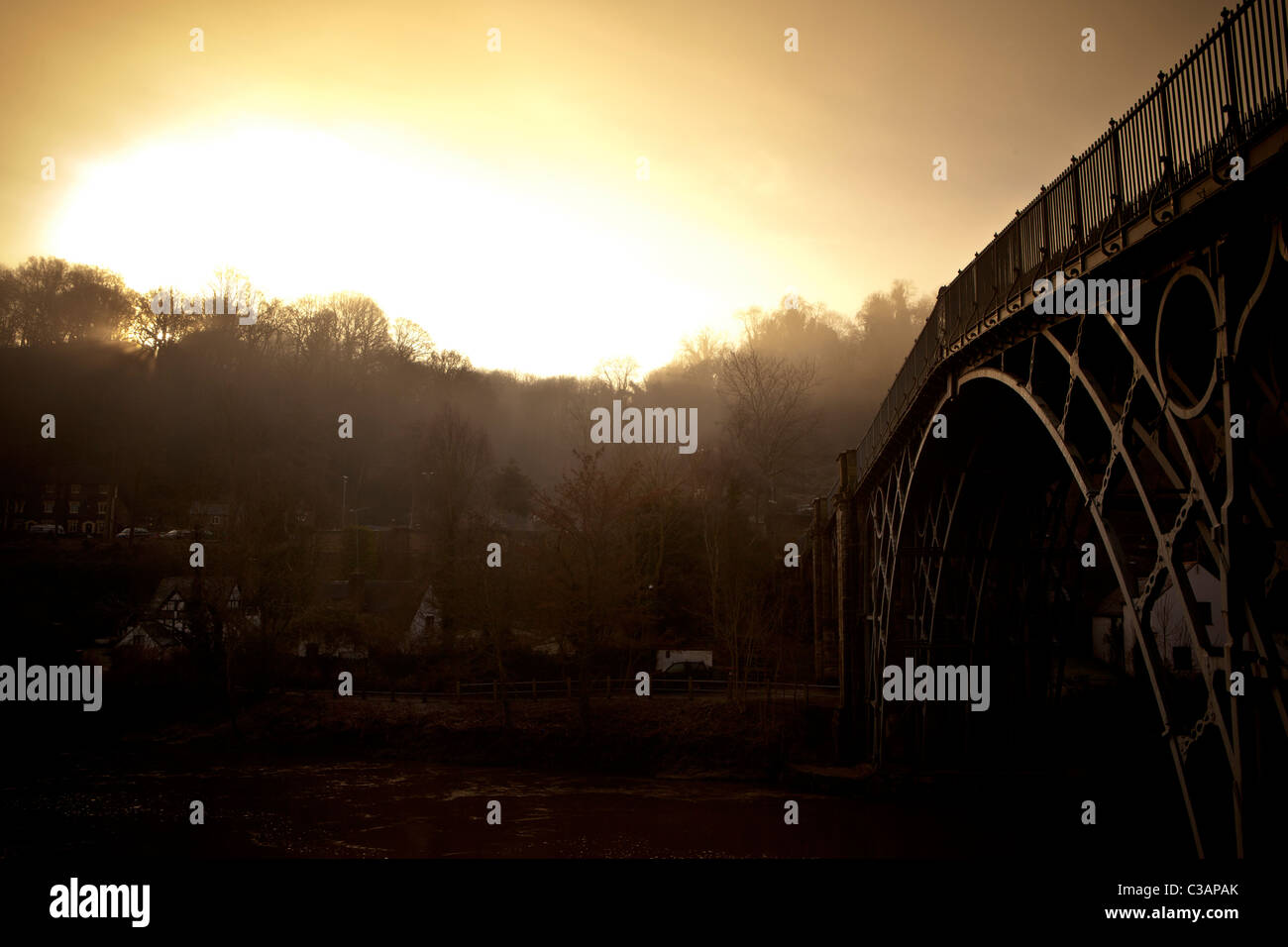 The Iron Bridge at Coalbrookdale The world's first cast iron bridge was ...