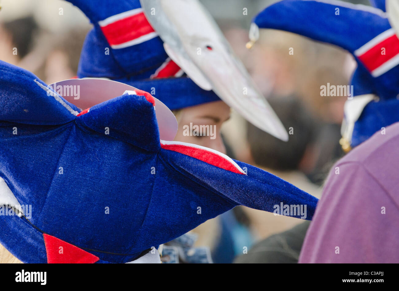 Wearing union jack hi-res stock photography and images - Alamy