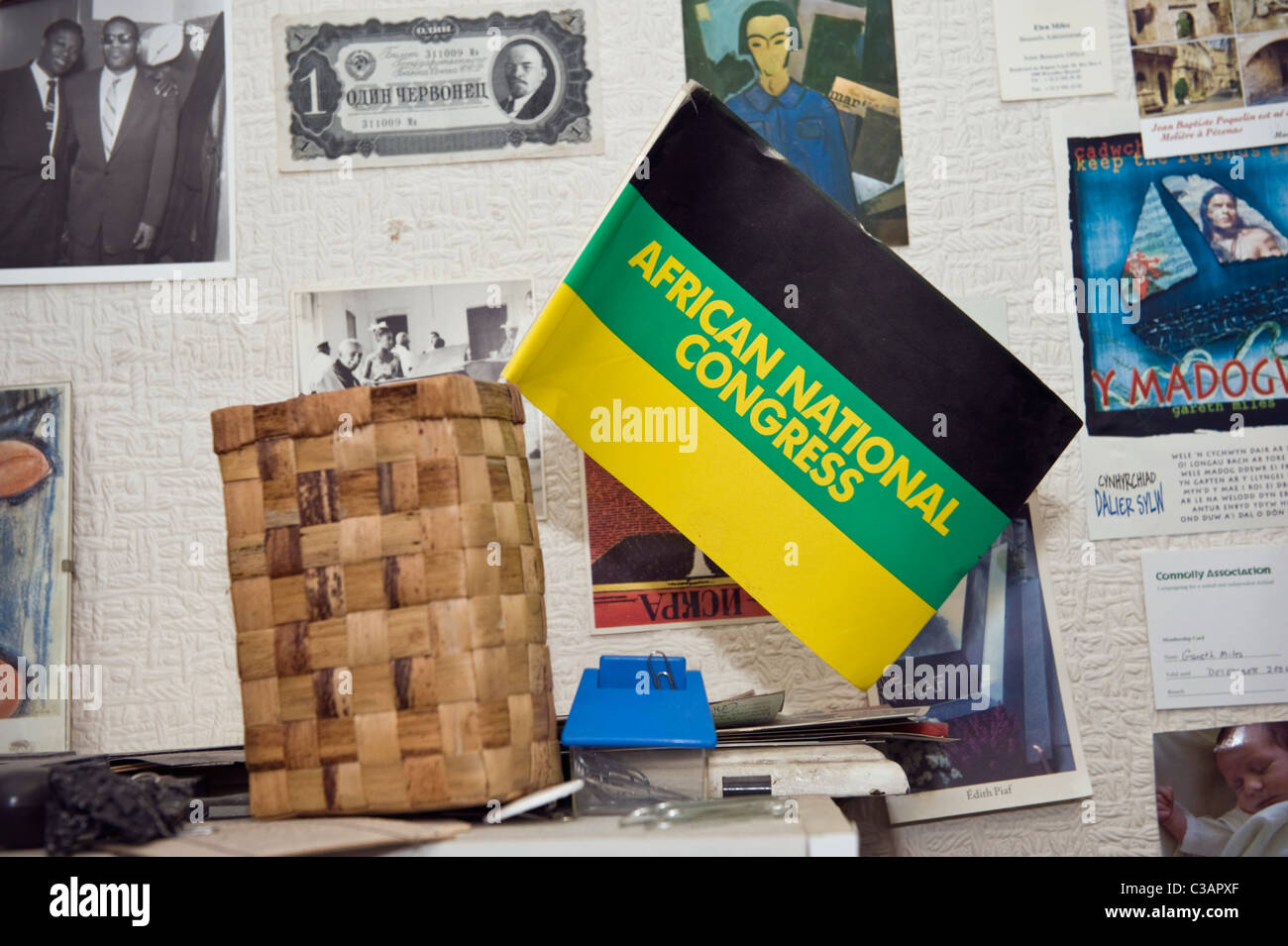 African national congress flags hi-res stock photography and images - Alamy