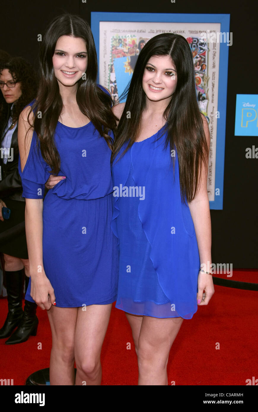 KYLIE JENNER KENDALL JENNER PROM. WORLD PREMIERE WALT DISNEY PICTURES ...