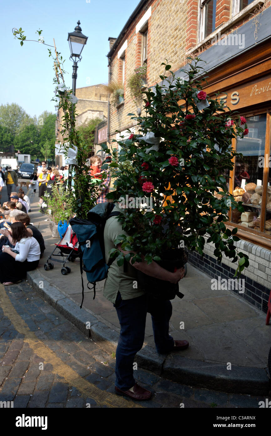 Columbia road flower market in hi-res stock photography and images - Alamy