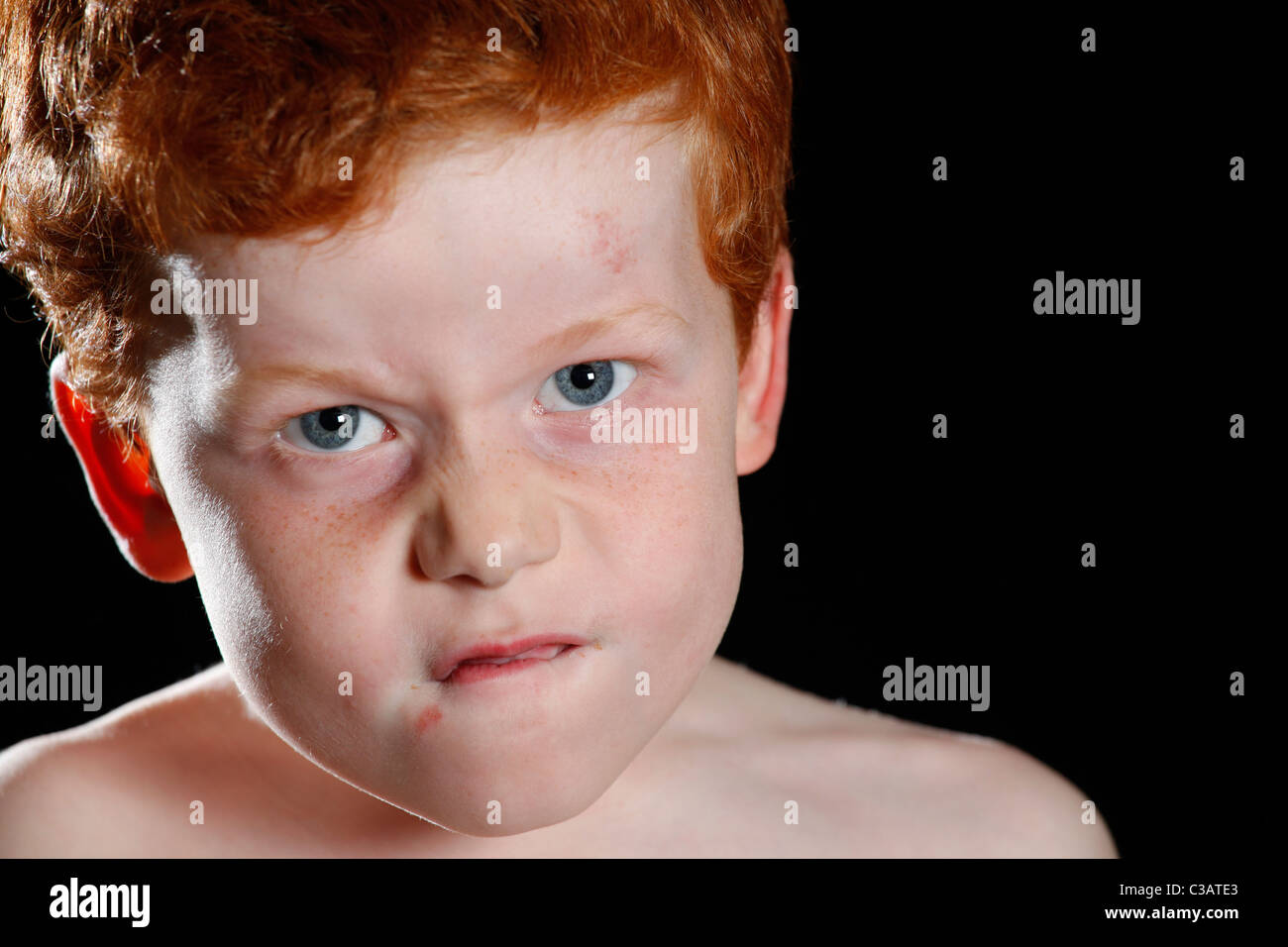 Ginger Kid Pulling Face at Claire Ryder blog