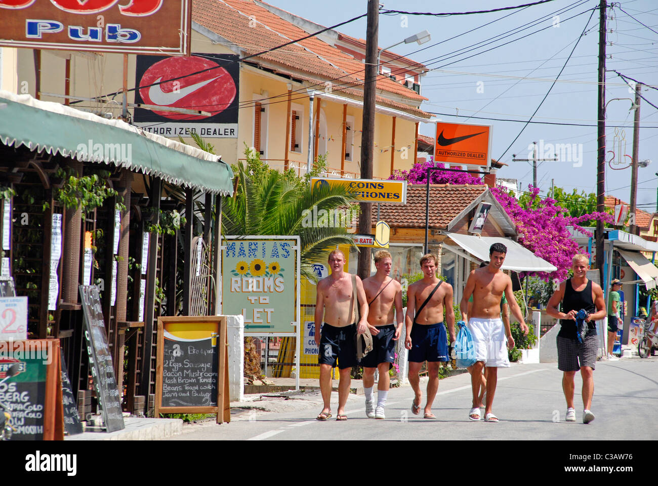 Kavos Corfu Greece Stock Photo - Alamy