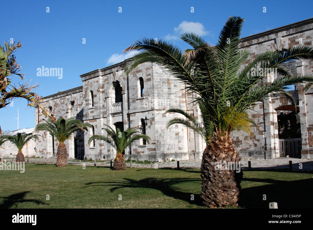 Old warehouse in the Victualling Yard, Royal Navy Dockyard, Bermuda ...