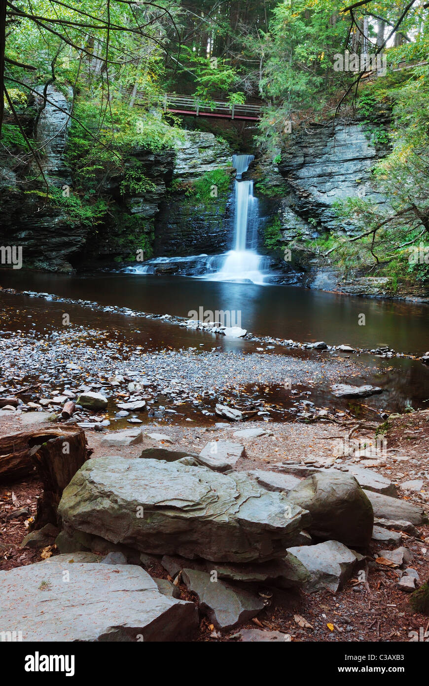 Waterfall into trees hi-res stock photography and images - Alamy