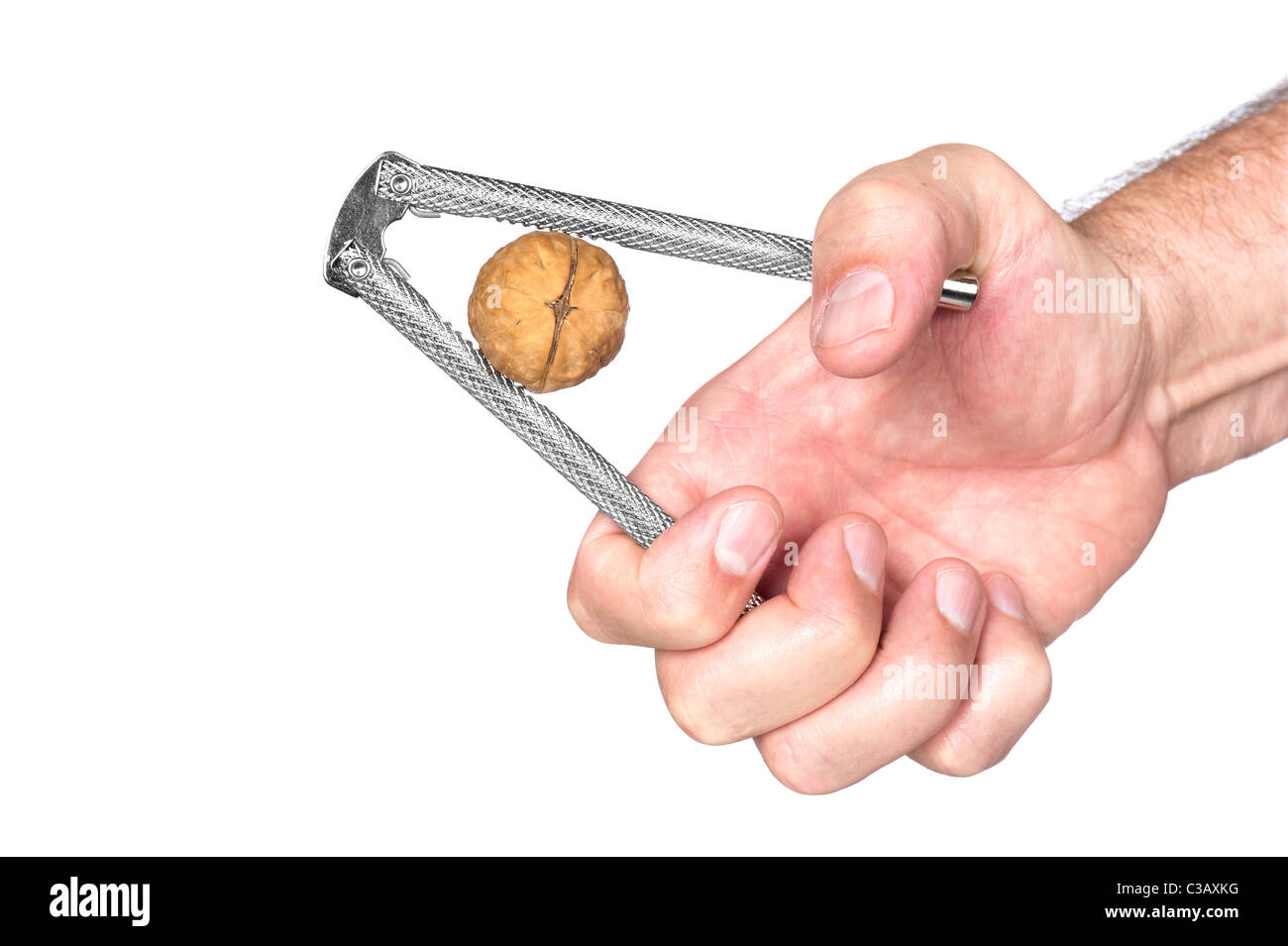 Nut cracker breaking pressure hi-res stock photography and images - Alamy