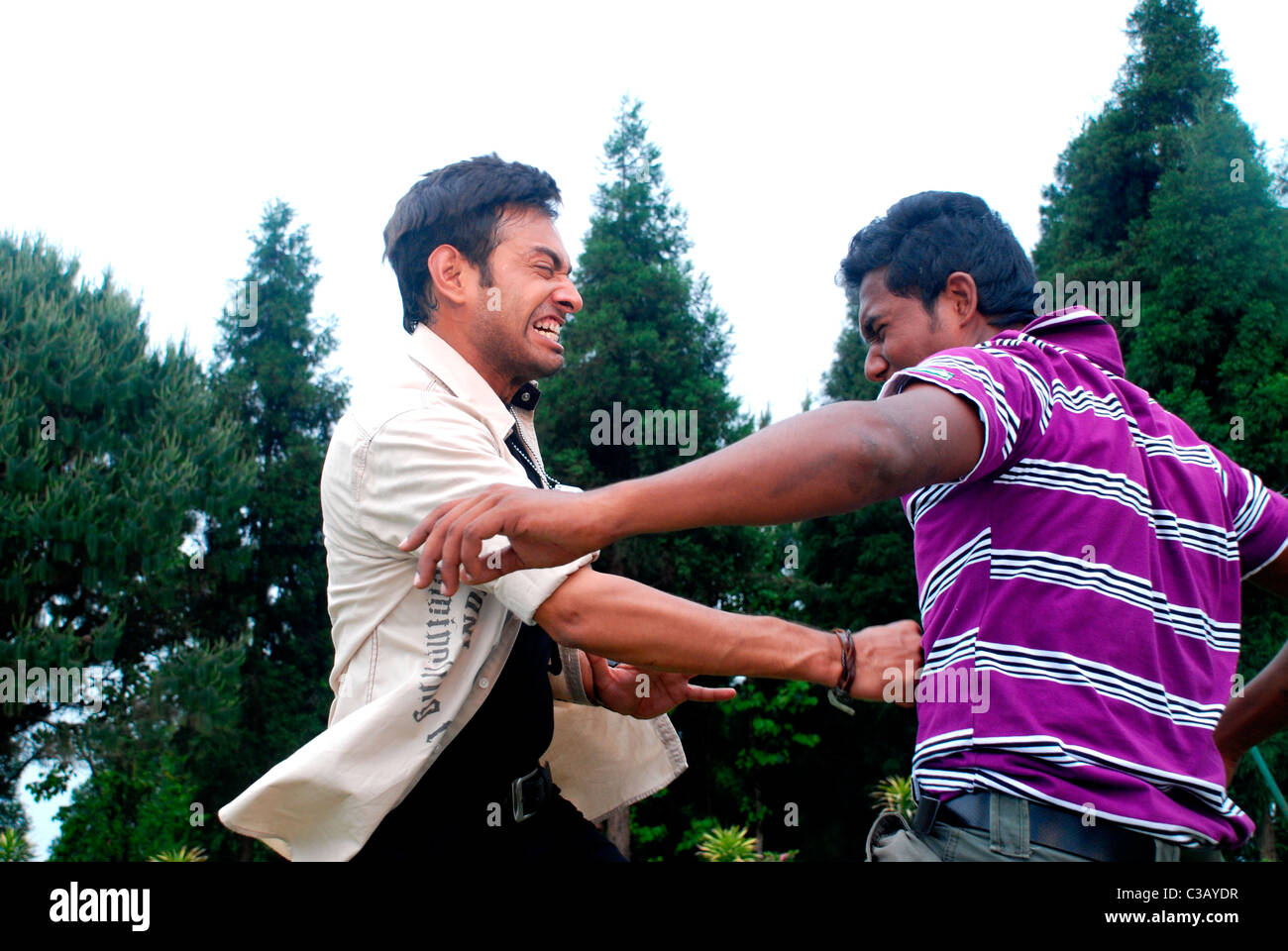 Fighting pose hi-res stock photography and images - Alamy