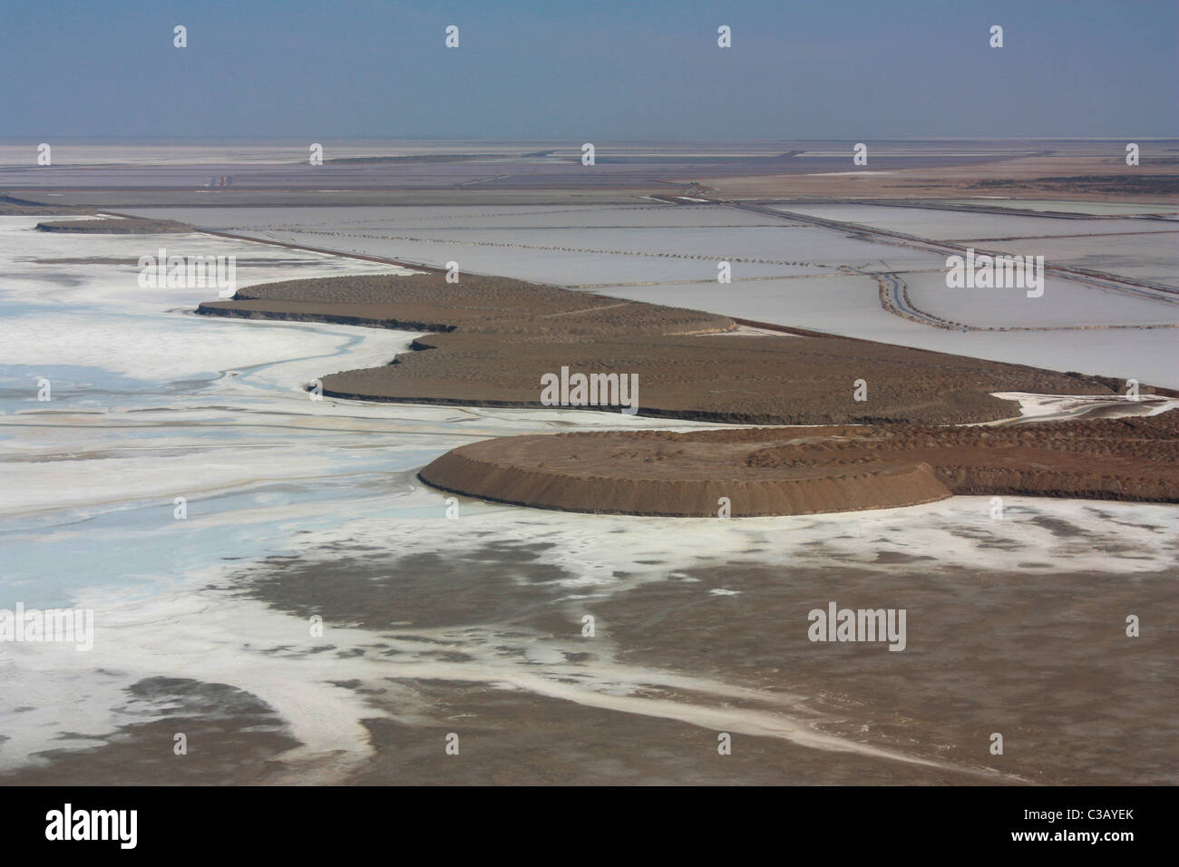 Aerial view of Rann of Kutch,india Stock Photo - Alamy