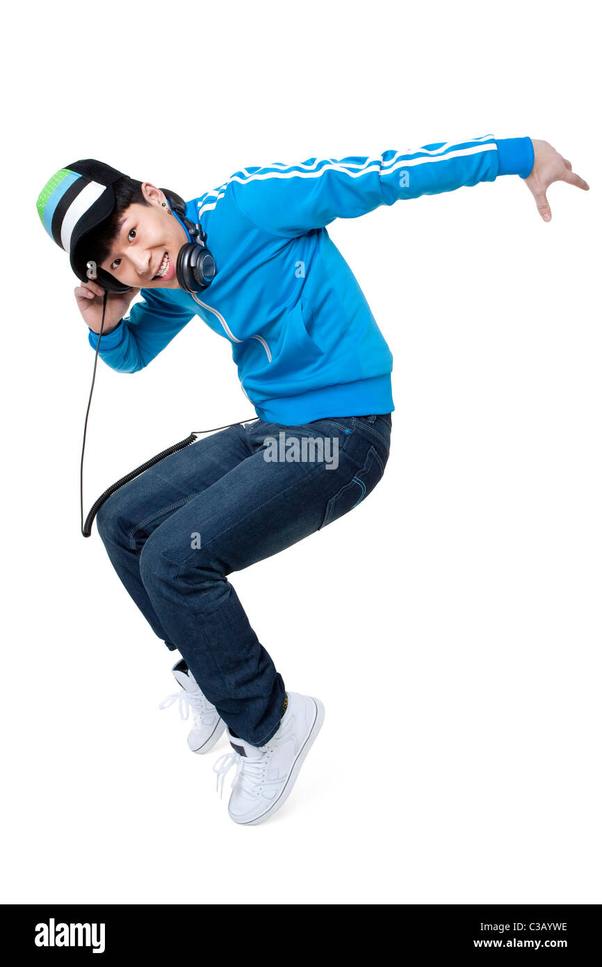 Portrait of a man breakdancing Stock Photo - Alamy