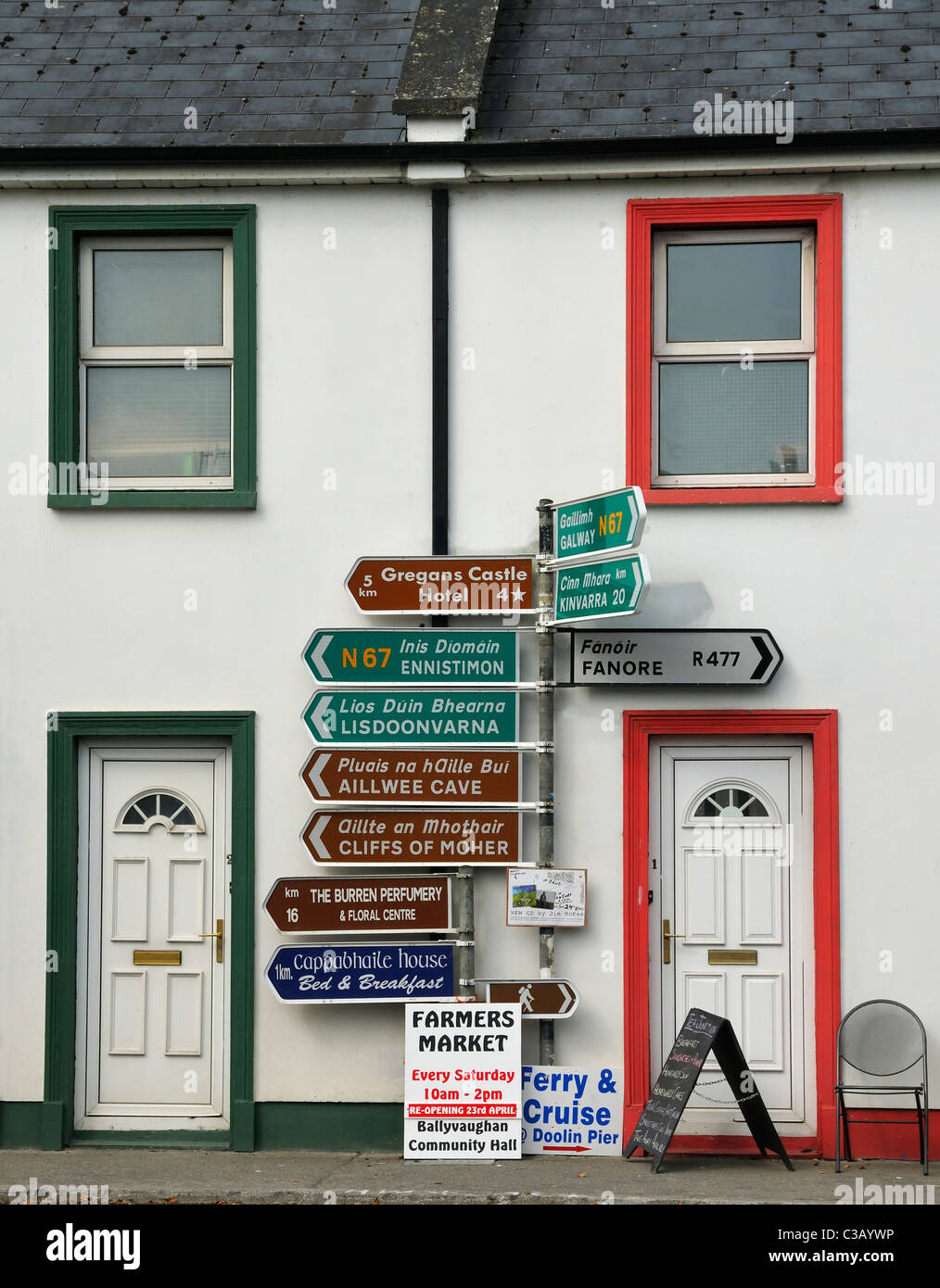 Clare signpost hi-res stock photography and images - Alamy