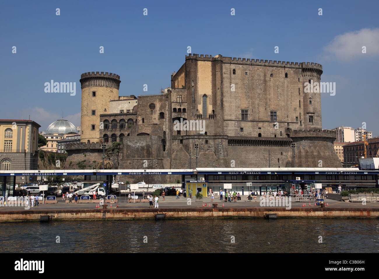 Nuovo Castle Naples, Italy Stock Photo - Alamy