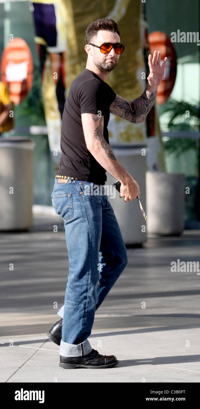 Adam Levine Standing