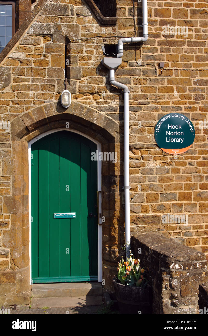 Hook Norton Library, Oxfordshire, England, UK Stock Photo - Alamy